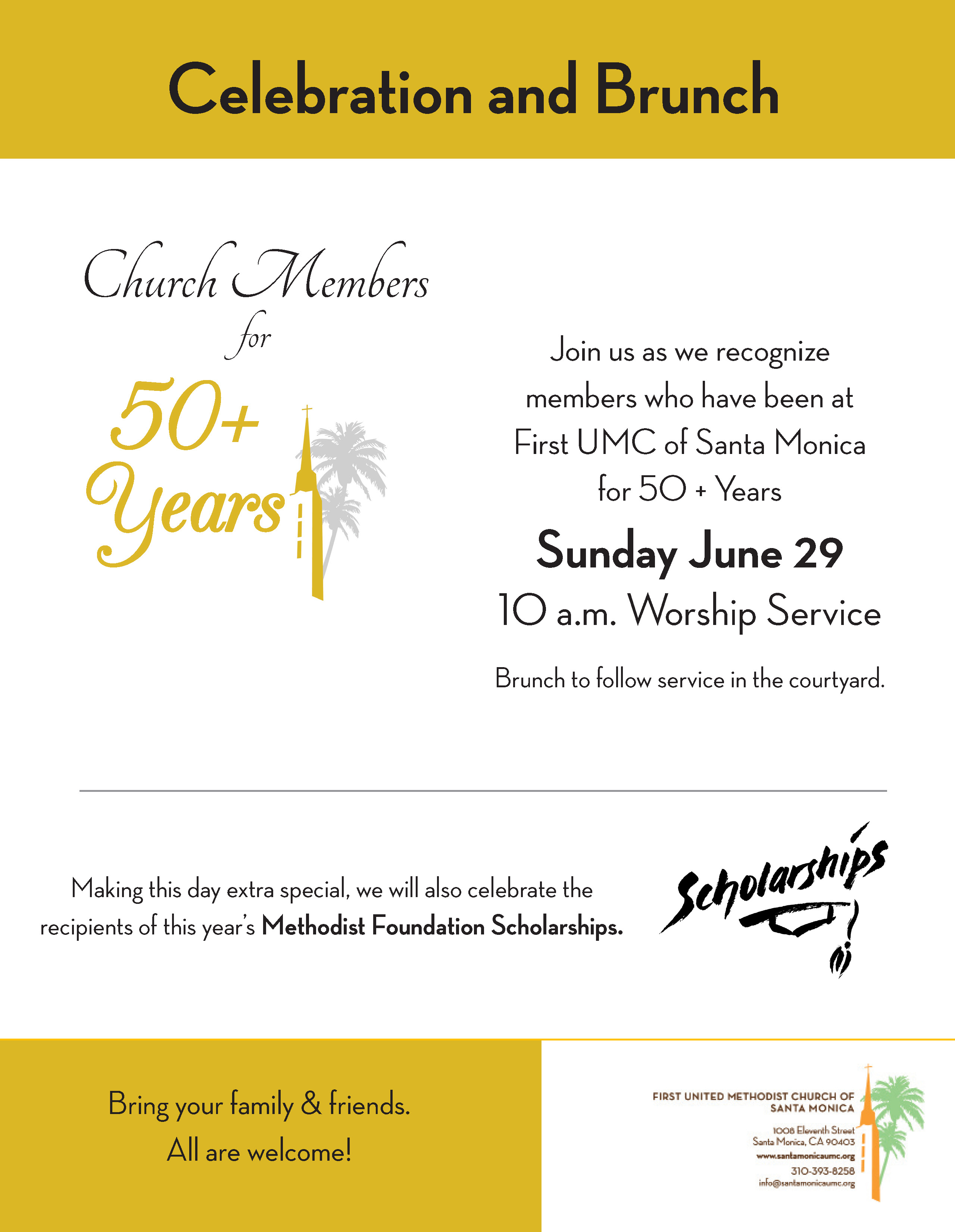 50year-flyer – FIRST UNITED METHODIST CHURCH OF SANTA MONICA