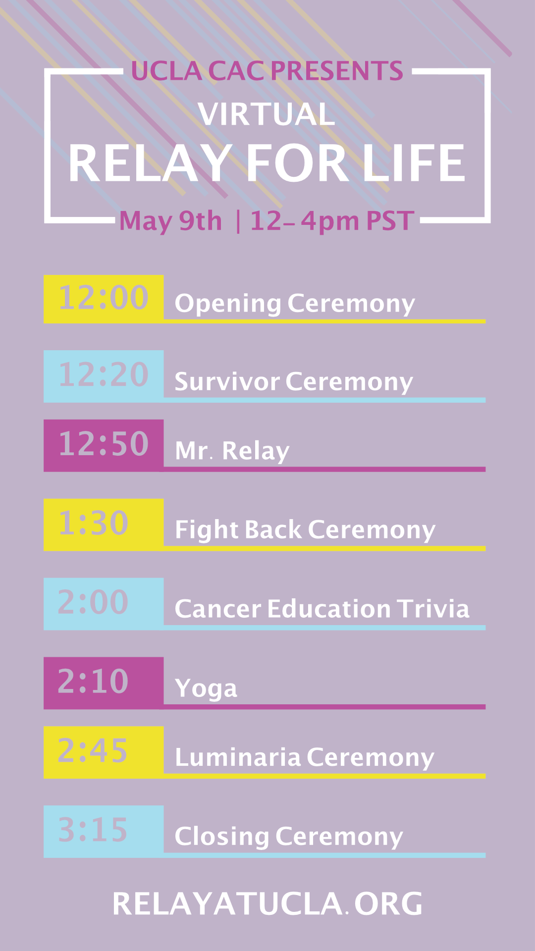 relay-schedule – FIRST UNITED METHODIST CHURCH OF SANTA MONICA