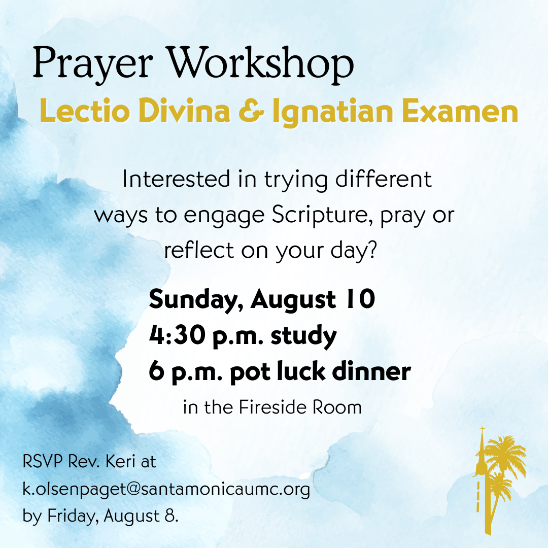 Prayer Workshop: Lectio Divina and Ignatian Examen – FIRST UNITED ...